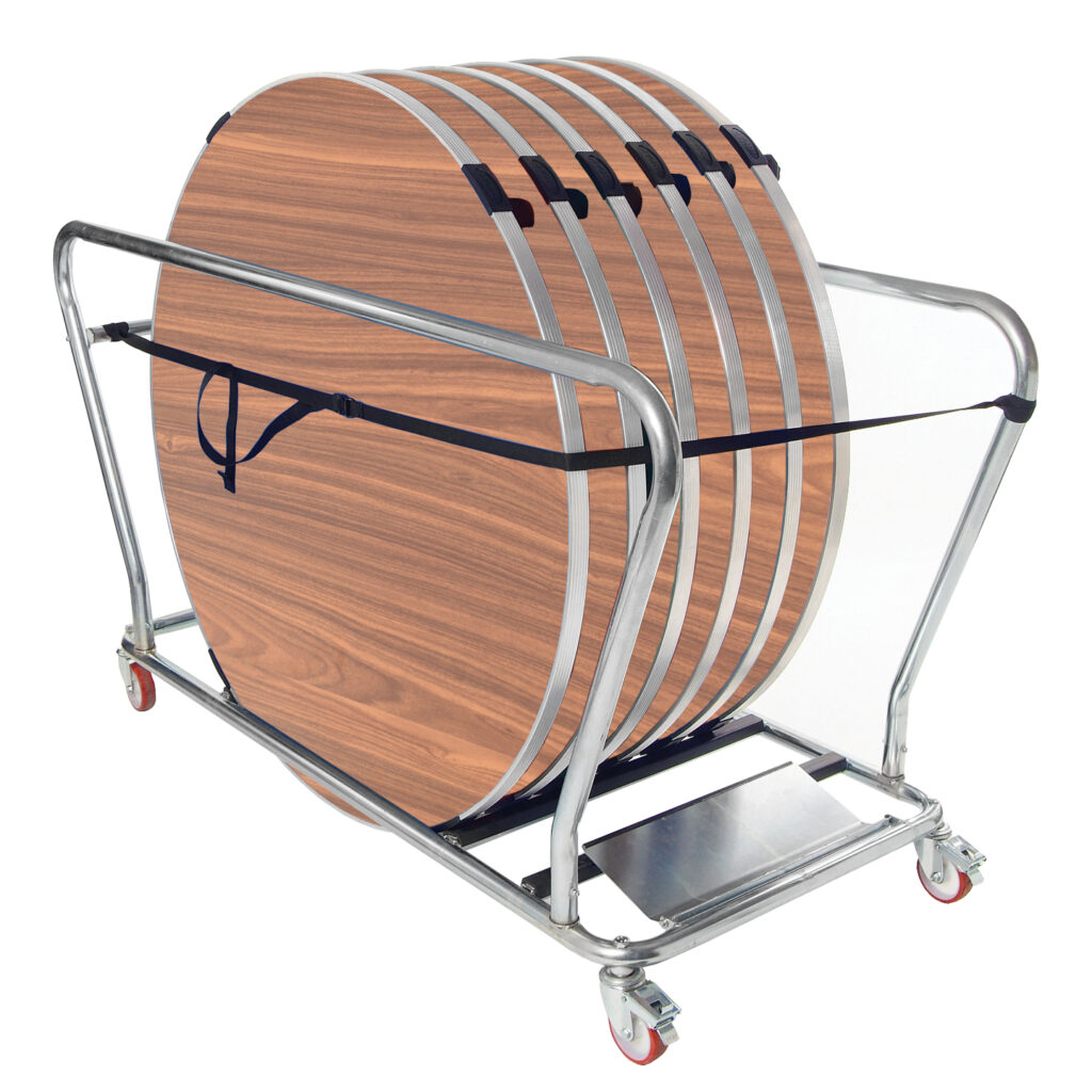 Round Trolley Bundle with 6 4ft Tables - Gopak